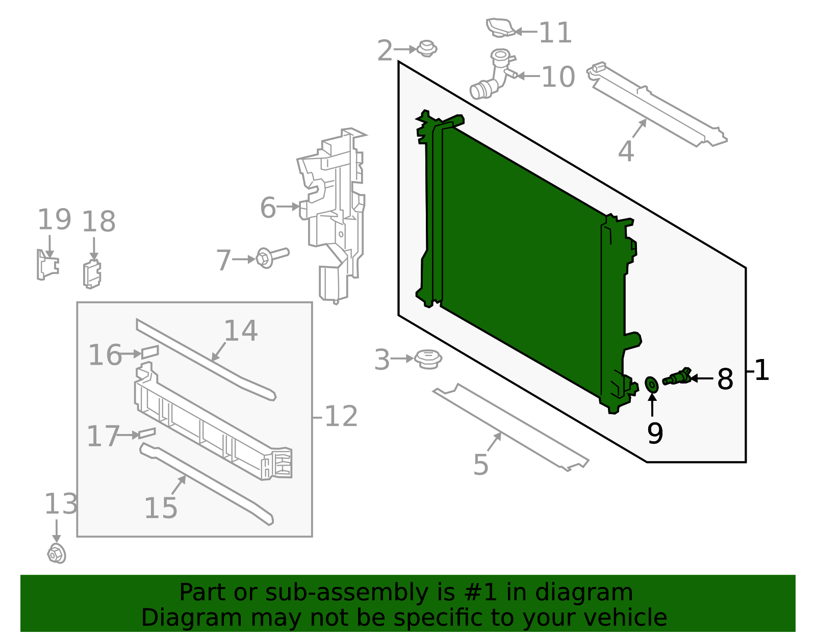2019-2025 Toyota Drive Motor Inverter Cooler G9010-42030 | Toyota San Diego Parts