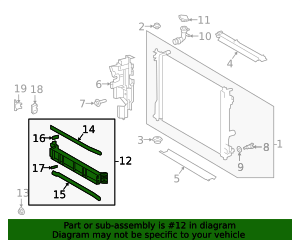 2019-2022 Toyota Shutter Assembly 53019-0R020 | Toyota Parts Center