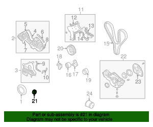 2001-2010 Kia Crankshaft Gear 23120-35500 | TascaParts.com