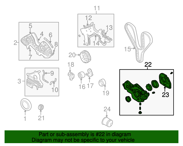 21310-37100 - Oil Pump 2001-2010 Kia | Kia.Parts Store