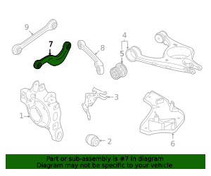 2022 Audi Upper Control Arm 971-505-323-A | Audi USA Parts