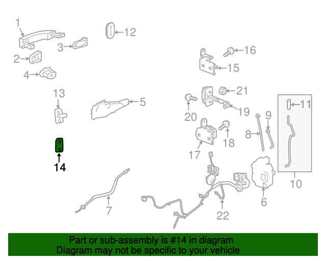 2010-2019 GM Striker Spacer 13500419 | GMPartsDirect.com