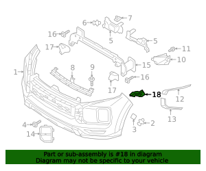 2020-2024 Mitsubishi Outlander Sport Lamp Bracket 8315A089 | OEM Parts ...