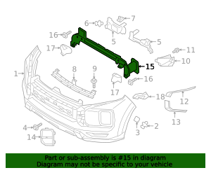 2021-2024 Mitsubishi Outlander Sport Impact Bar 62031W030P | Mitsubishi ...