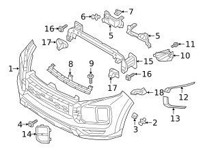2020-2024 Mitsubishi Outlander Sport Lamp Bracket 8315A090 | Mitsubishi ...
