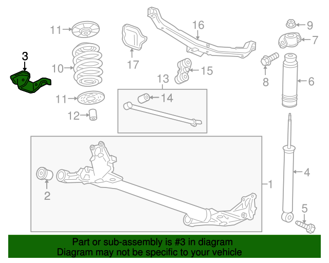 2011-2019 GM Mount Bracket 13262433 | GMPartsDirect.com