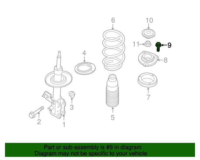 2007-2020 Nissan OEM NEW 2007-2020 Nissan NV200 Leaf Rogue Sentra Front ...