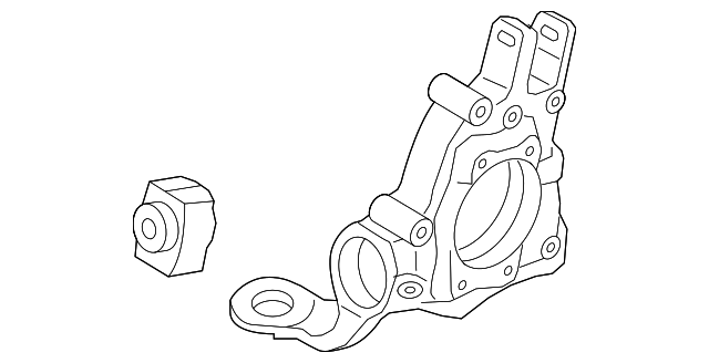 8K0-505-431-AR - Suspension Knuckle 2009-2018 Audi | Audi OEM Parts