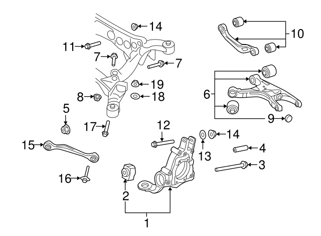 WHT-002-492 - Lateral Arm Adjust Cam 2008-2018 Audi | Audi OEM Parts
