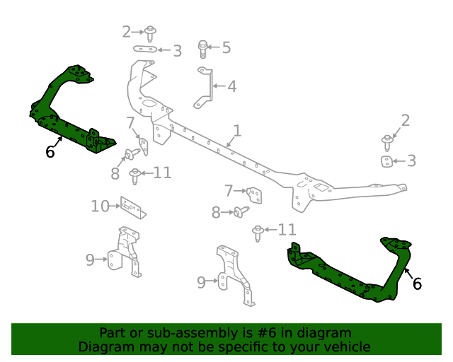 Genuine OEM Side Support Part# LR152525 Fits 2018-2023 Land Rover Range ...