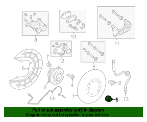 2013-2023 Mopar Axle Nut 06509898AA | Mopar Parts Canada