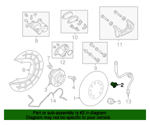 2013-2019 Mopar Rotor Bolt 06509906AA | Mopar Parts Canada