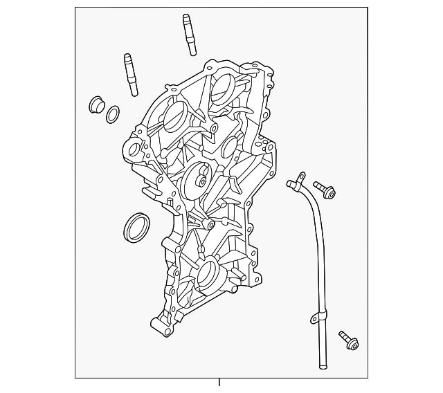 2020-2025 Hyundai Engine Timing Cover 21350-2J000 | Retail Performance ...