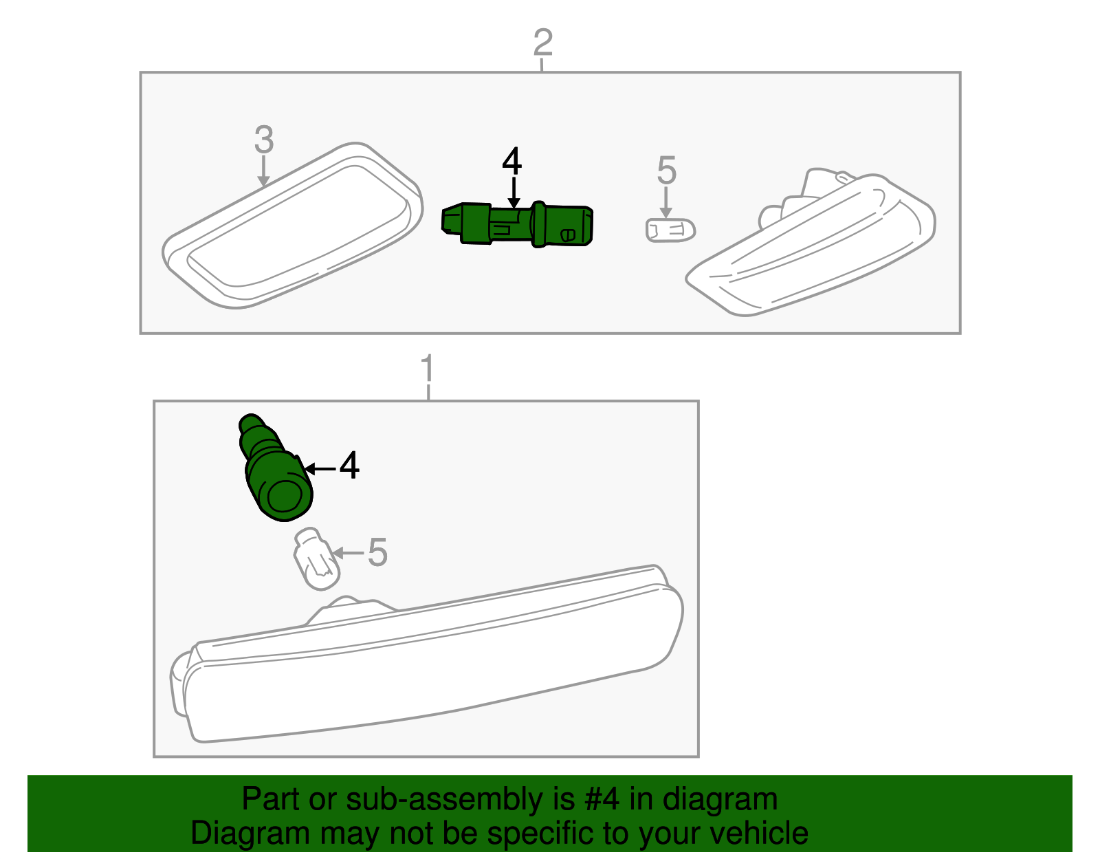 63138360205 - 1995-2010 BMW Repeater Lamp Socket (63-13-8-360-205 ...