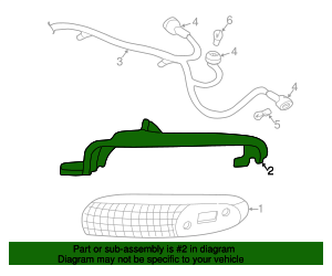 1997-2004 Chevrolet Corvette Park & Side Lamp Bracket - Driver's Side ...