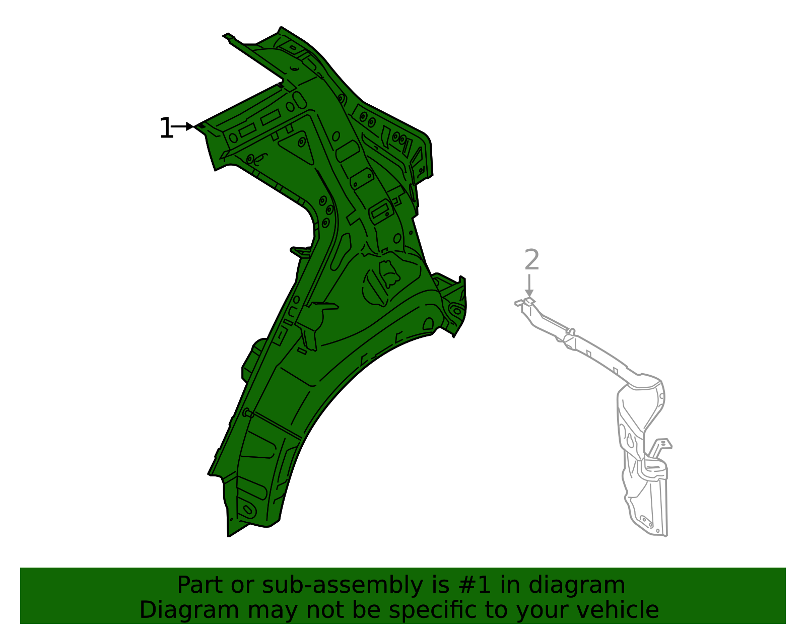 71602-K2000 - Inner Quarter Panel 2020-2024 Hyundai Venue | AutoNation ...