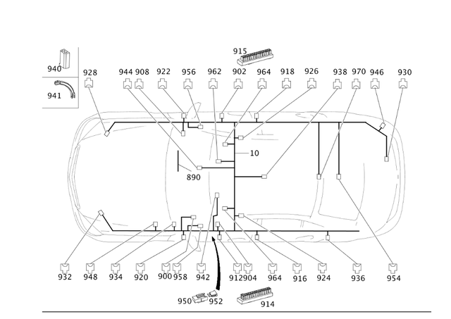 2005-2020 Mercedes-Benz Plug Housing 046-545-52-28 | Mercedes-Benz Parts