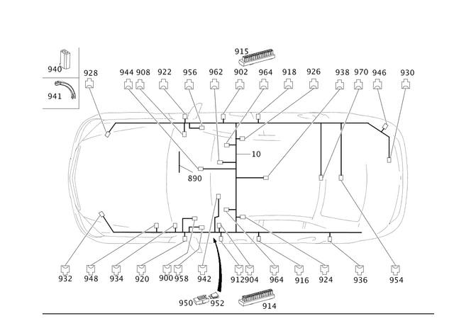 2007-2021 Mercedes-Benz Plug Housing 049-545-88-28 | Mercedes-Benz Parts