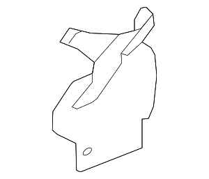 2017-2023 Jaguar F-Pace Fender Liner Pad T2H49155 | Haper Jaguar Parts