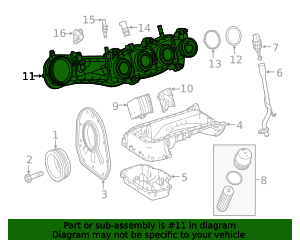 177-090-00-37 - Intake Manifold 2018-2021 Mercedes-Benz | Mercedes-Benz ...