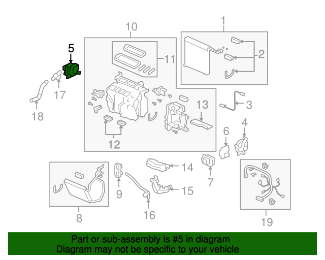79160-TP6-A21 - Door Actuator 2010-2015 Honda | Honda Parts Online