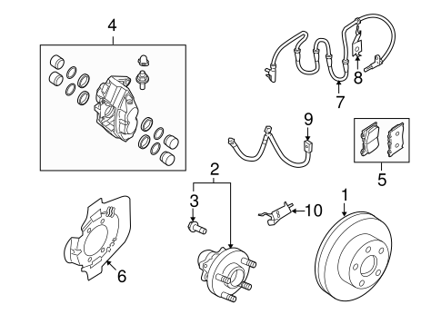 Front Brakes for 2011 Infiniti G37 | Genuine Infiniti Parts