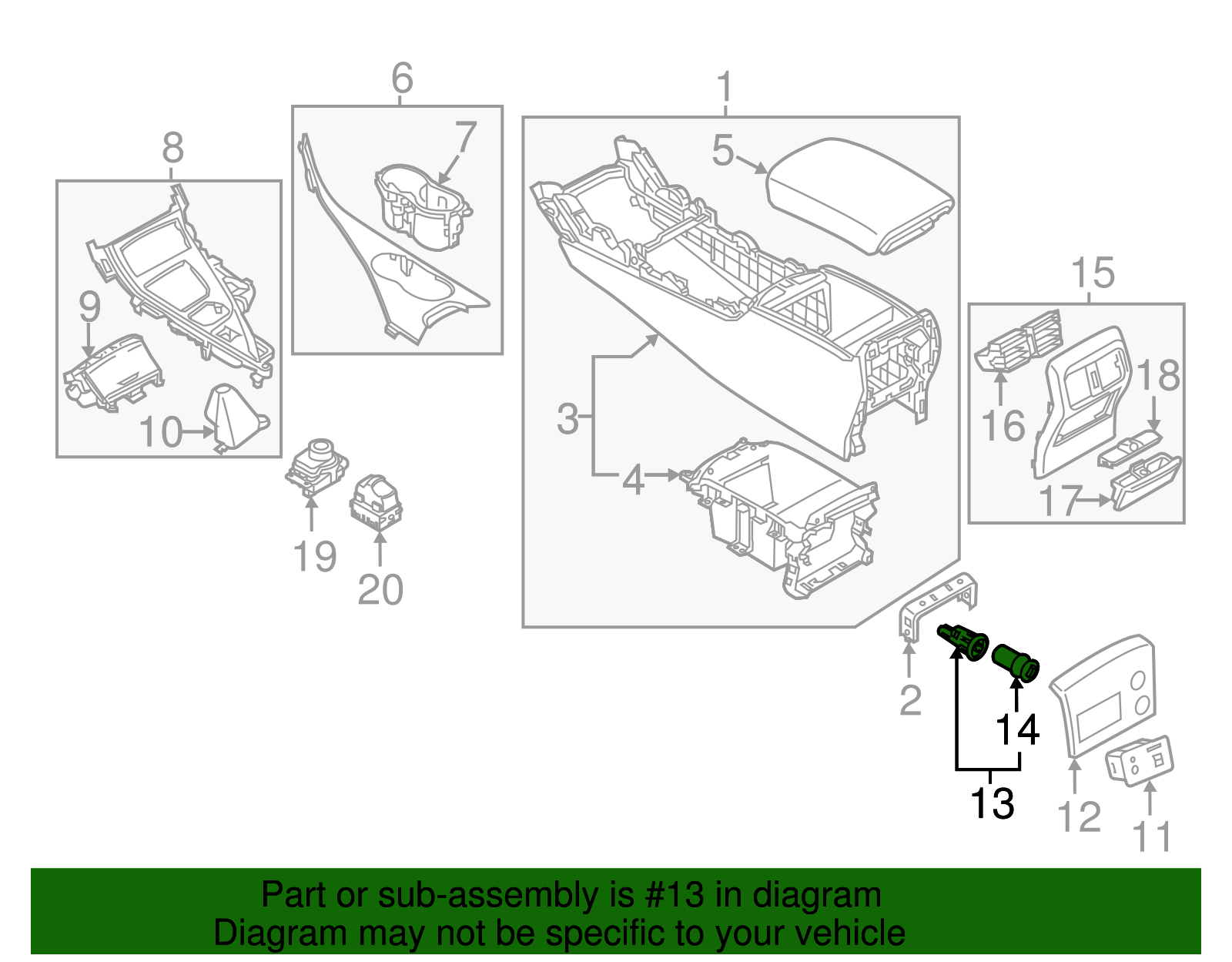 25331-3RA0D (253313ra0d) - 2019-2020 Infiniti Power Outlet | Infiniti ...
