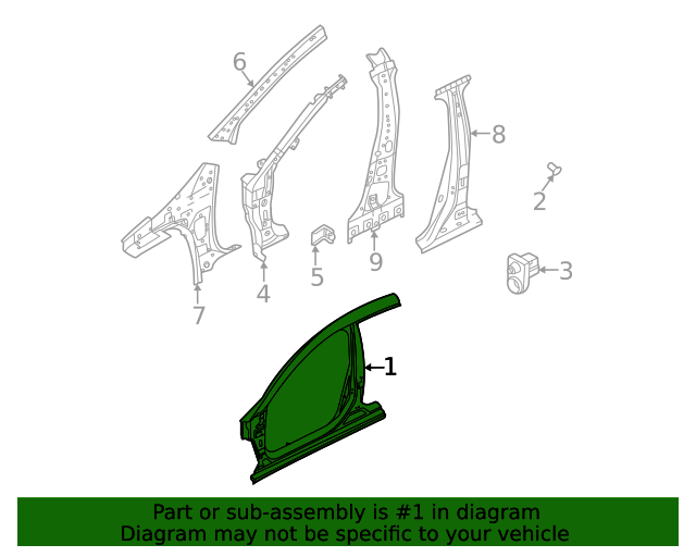 GF023-6LBMB - Aperture Panel 2020-2024 Nissan Sentra | Nissan Parts ...