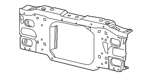 1998-2011 Ford Ranger Radiator Support al5z16138a | TascaParts.com