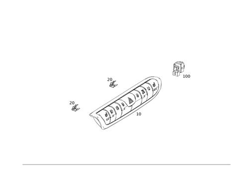 Switch in Instrument Panel and Center Console for 2013 Smart Fortwo ...
