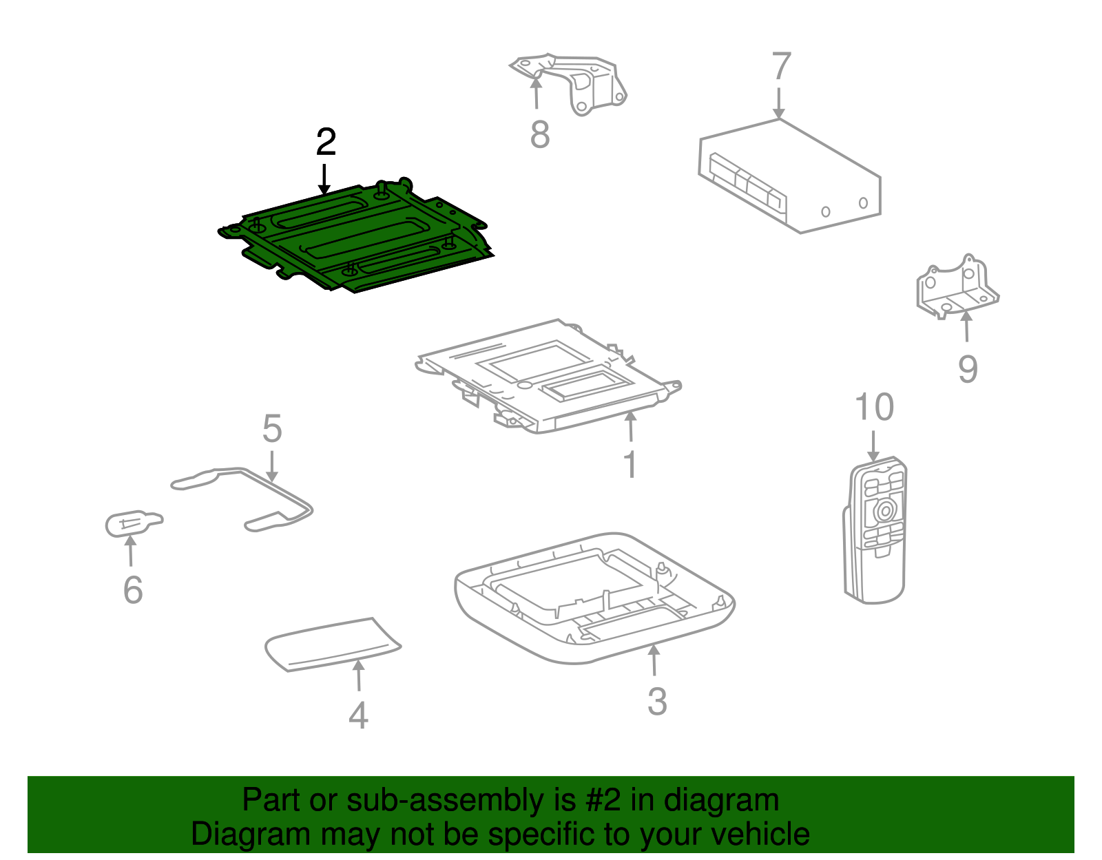 86117-60120 - High-Quality Video Monitor Bracket for 2010-2011 Lexus ...