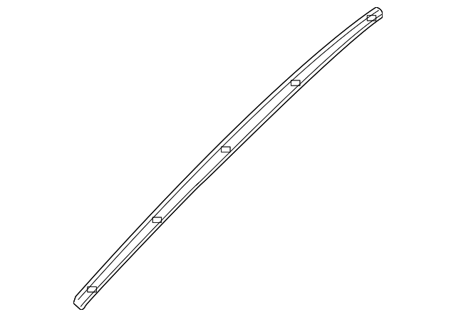 4L0-845-454 - Retaining Strip 2007-2015 Audi Q7 | Audi OEM Parts