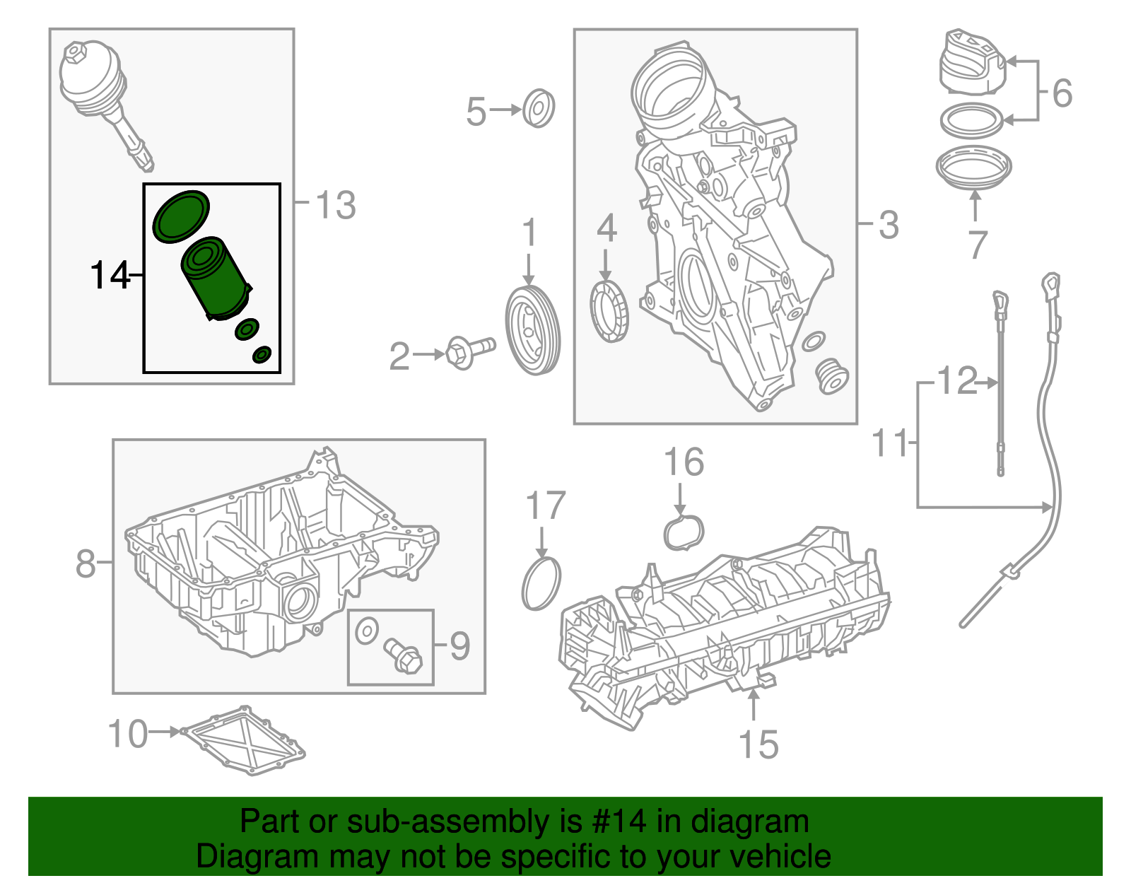 254-184-06-00 - Engine Oil Filter Element 2022-2025 Mercedes-Benz ...
