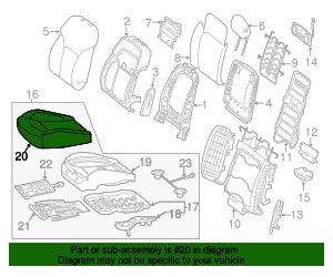 2016-2019 Mercedes-Benz Seat Cover 292-910-45-02-8R02 | MB OEM Parts