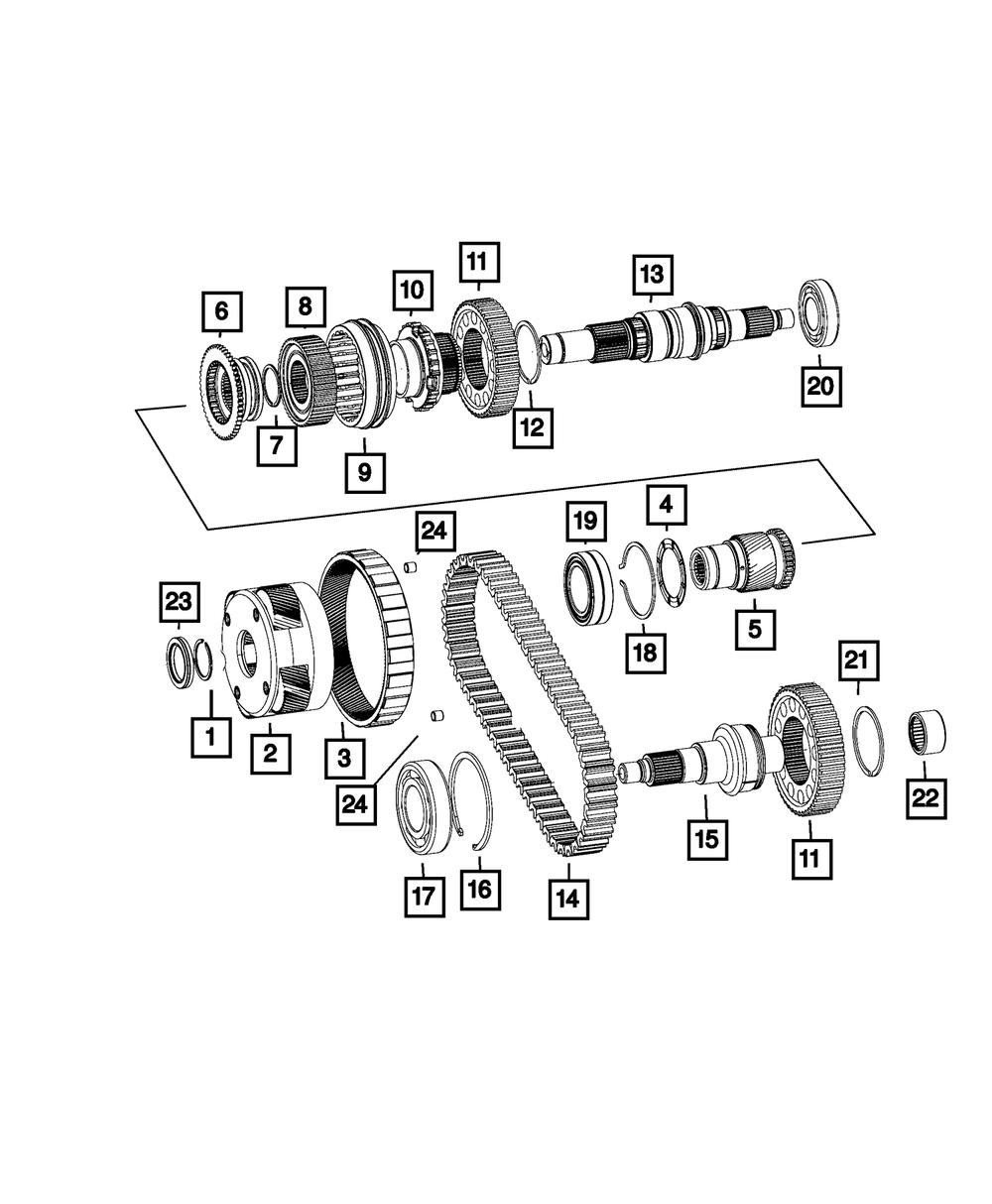 2003-2012 Jeep Wrangler Transfer Case Planetary 68001163AA | Retail ...