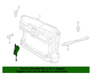 2011-2014 Volkswagen Jetta Radiator Support Panel 1K9-805-588-A | OEM ...