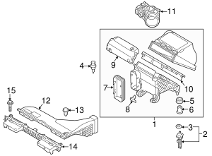 2018-2019 Hyundai Sonata Intake Tube 28130-C1510 | OEM Parts Online