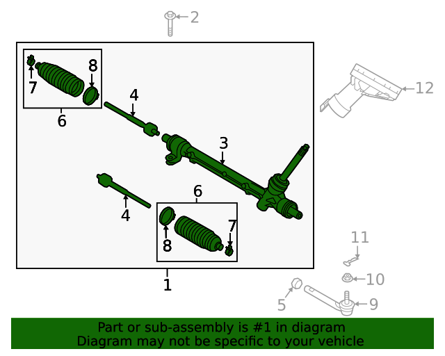 2020-2023 Mazda CX-30 Gear Assembly DGH9-32-110 | Florida Mazda Parts