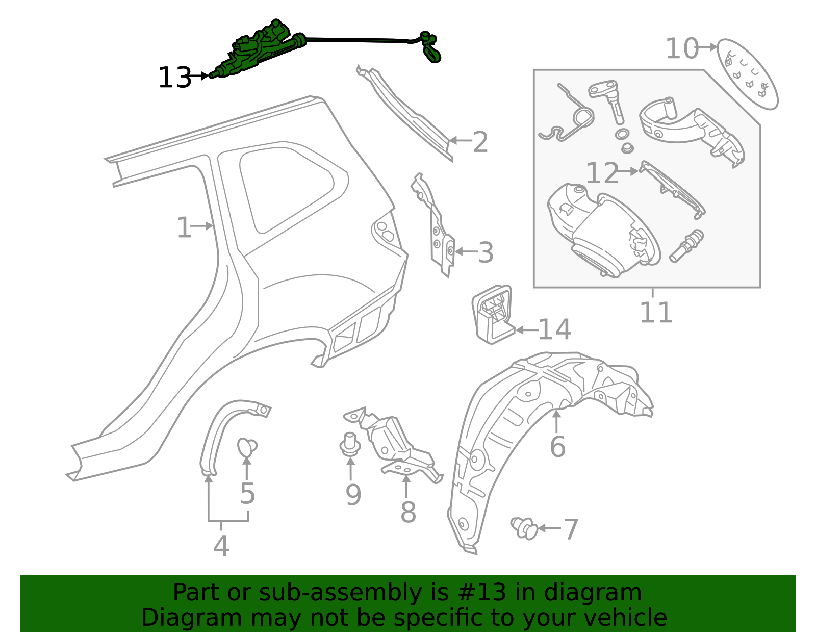57310SJ040 - 2019-2024 Subaru Forester - Actuator | Subaru Parts HQ