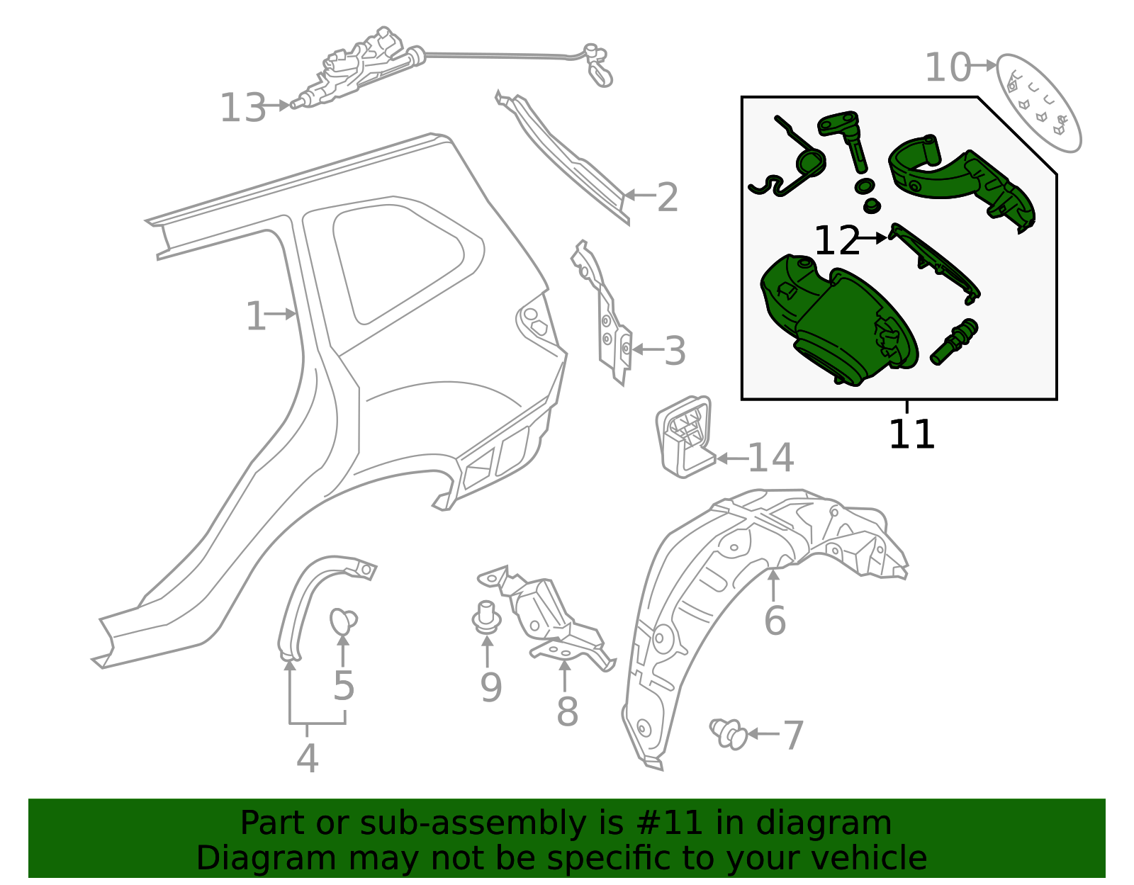 51478SJ001 - High-Quality Fuel Filler Housing for 2019-2024 Subaru ...