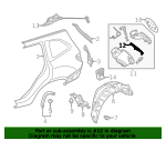 2018-2021 Subaru Fuel Pocket Seal 51467AL030 | TascaParts.com