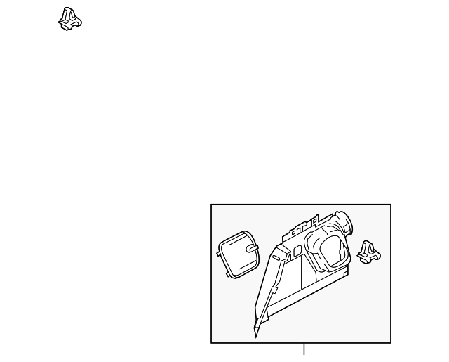 2010-2013 Mazda 3 Trunk Side Trim BBN9-68-870E-04 | MazdaParts.Online