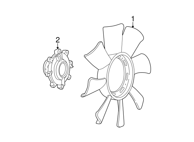 2001-2011 Ford Ranger Fan Blade 1L5Z-8600-AB | OEM Parts Online
