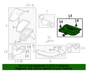 84694751 - Air Cleaner Outlet Resonator 2021-2025 Buick Envision ...