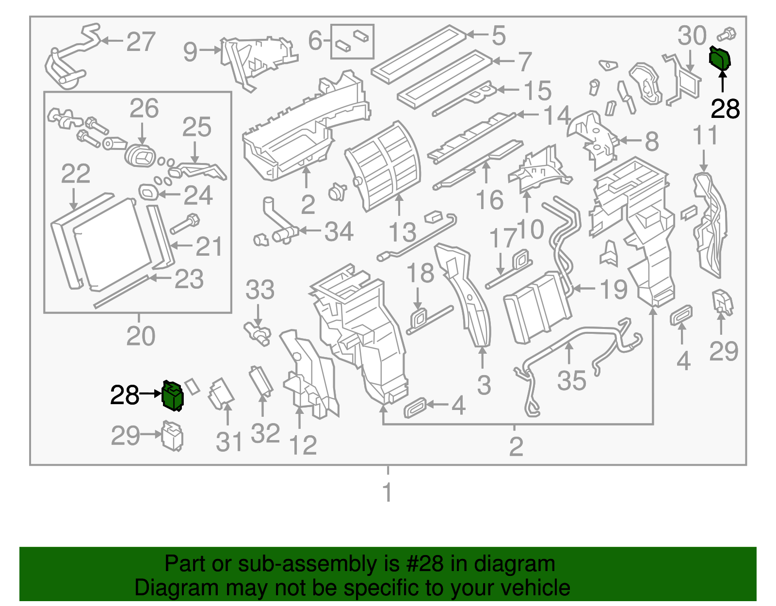 2011-2020 Infiniti Actuator 27141-1LA0A | Faulkner Infiniti of Willow Grove
