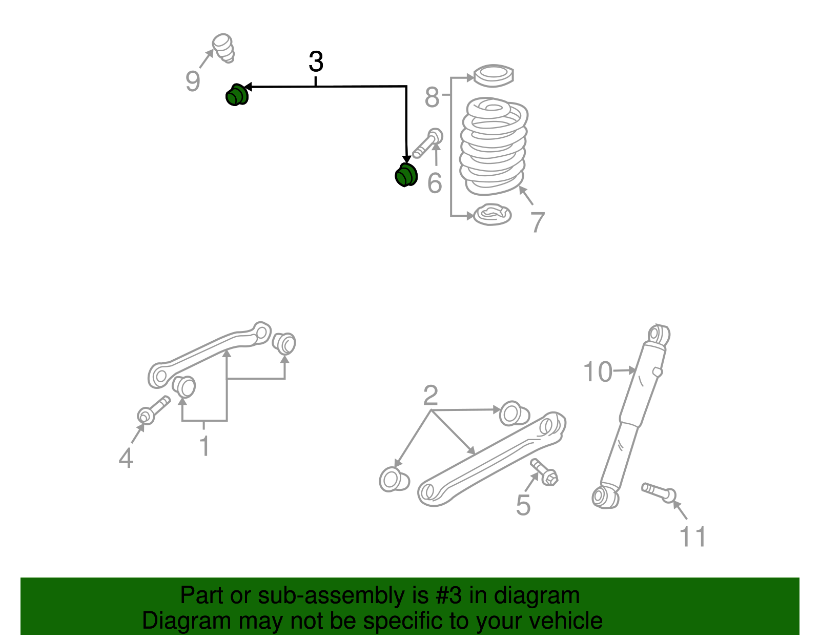 22902203 - Rear Suspension Lateral Link 2000-2020 GM | Big 3 Auto Parts