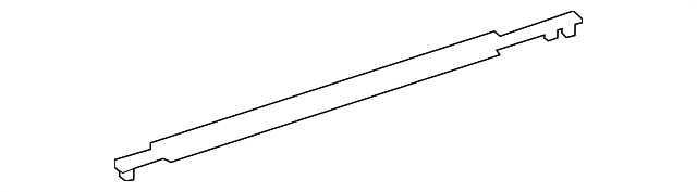 2010-2015 Toyota Door Window Belt Weatherstrip (Left, Rear) 75740-47021 ...
