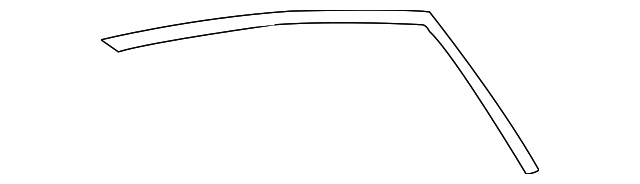 Genuine Toyota Black Out Tape part# 75923-47020 for 2010-2015 Toyota ...