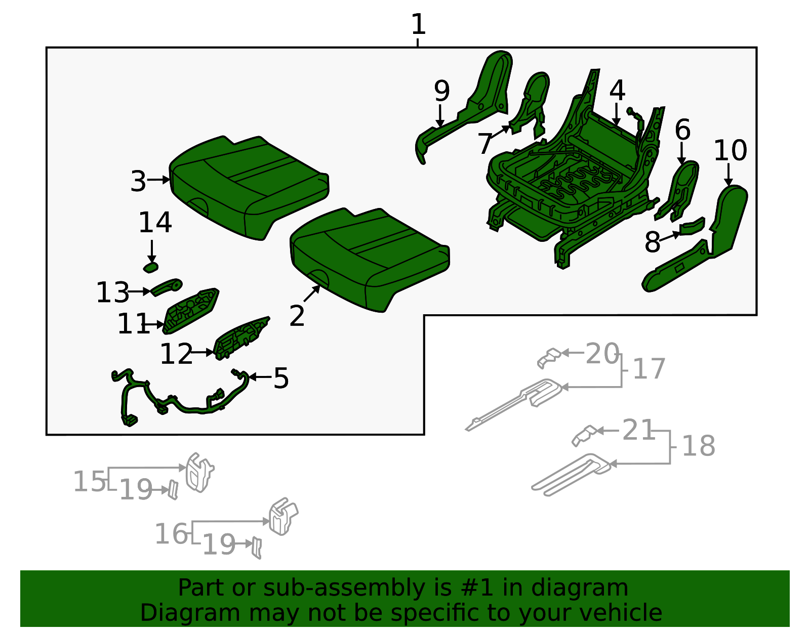 89200-P2600MVP - Cushion Assembly 2025 Kia Sorento | Kia.Parts Store