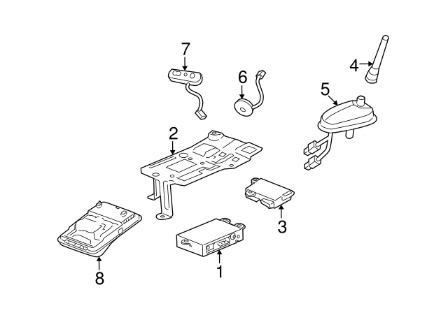 88861186 - Communication Interface Module Battery 2006-2022 GM ...